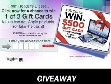 RD.ca Apple Gift Card Contest: Win $500 Apple Gift Card or Cash Prize ...