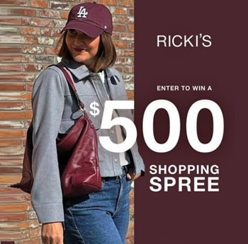 Rickis Contest: Win $500 Shopping Spree Giveaway | Instagram Giveaway ...