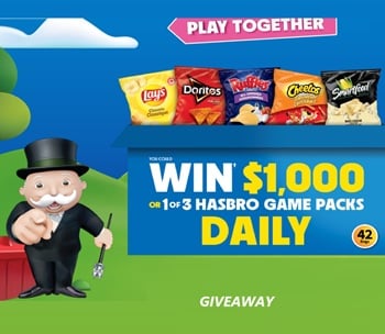 Frito Lay Game Night Contest: Win $1,000 Cash & Hasbro Game Packs ...