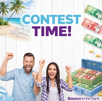 Bounce Radio Contest: Win $25,000 Cash > Bounce to the Bank Code Words